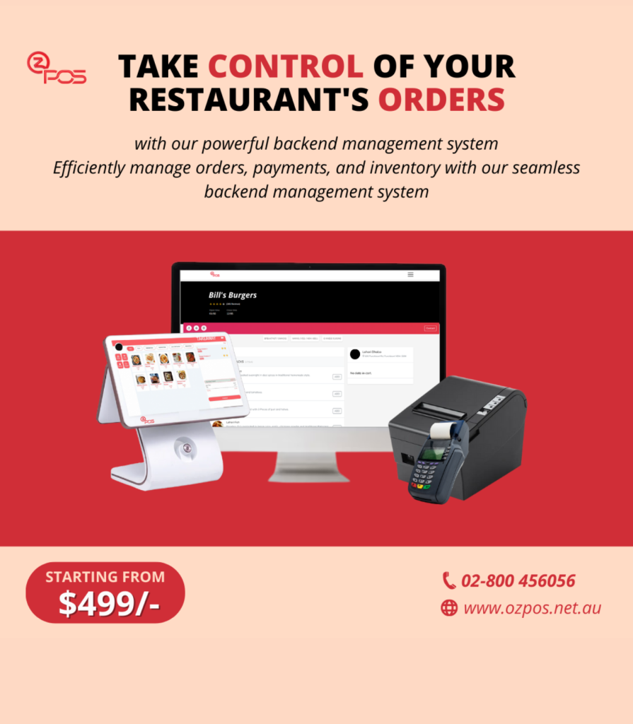Restaurant POS systems in Australia: Increase sales using OzPos